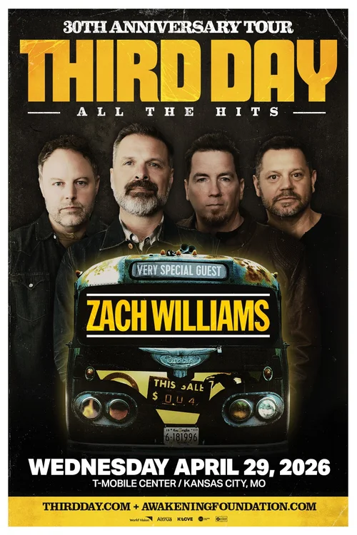 THIRD DAY - 30th Anniversary Tour with Zach Williams | See the Tour Now ...