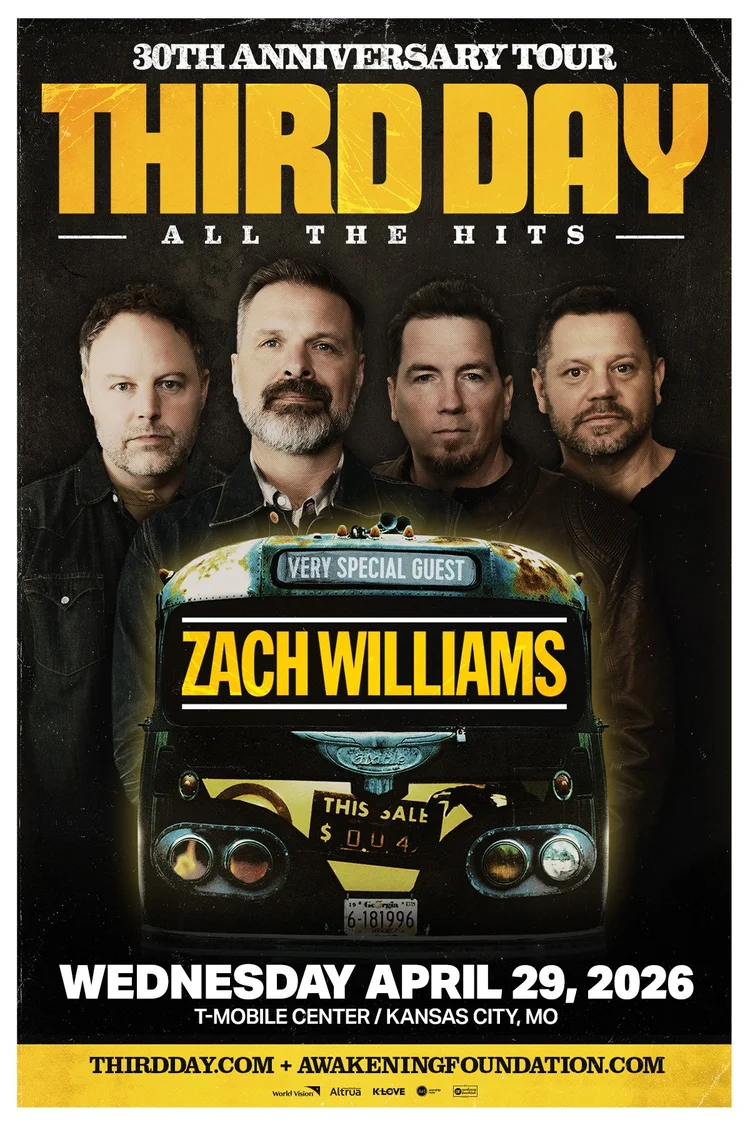 THIRD DAY - 30th Anniversary Tour with Zach Williams | See the Tour Now ...