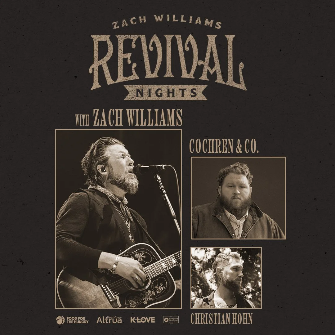 Zach Williams - REVIVAL NIGHTS TOUR — Awakening Events - Christian ...