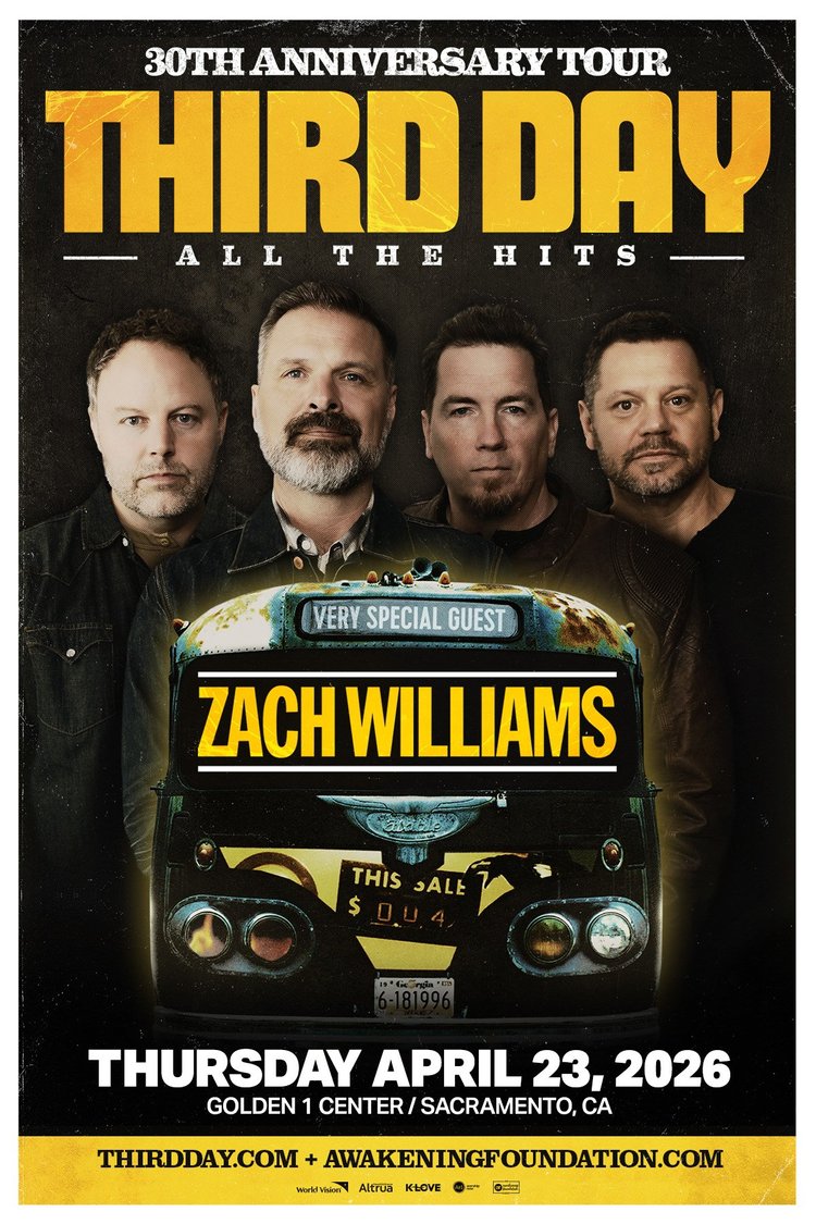 THIRD DAY - 30th Anniversary Tour with Zach Williams | See the Tour Now ...