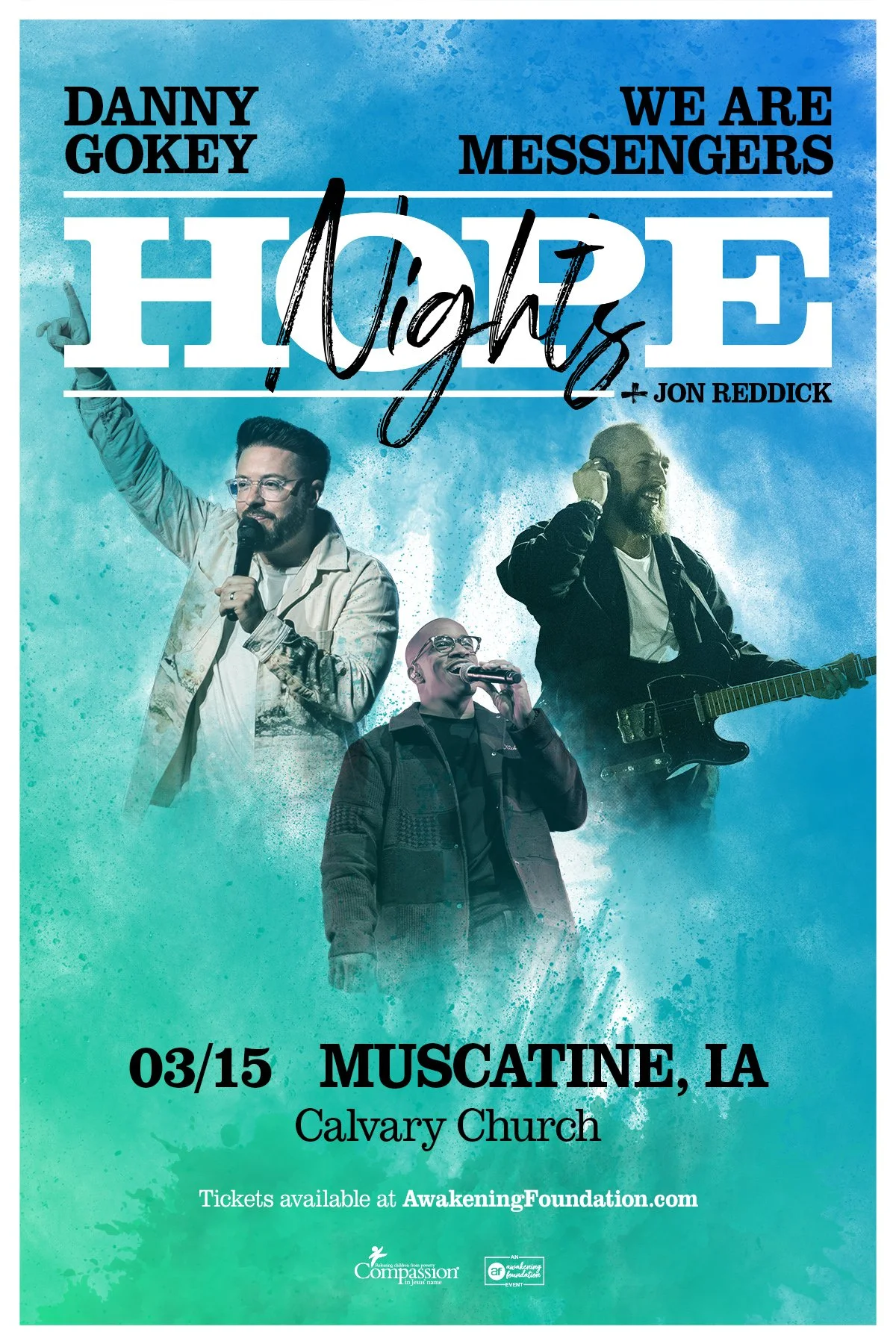 HOPE NIGHTS Tour - Danny Gokey + We Are Messengers | Experience Hope ...