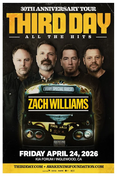 THIRD DAY - 30th Anniversary Tour with Zach Williams | See the Tour Now ...