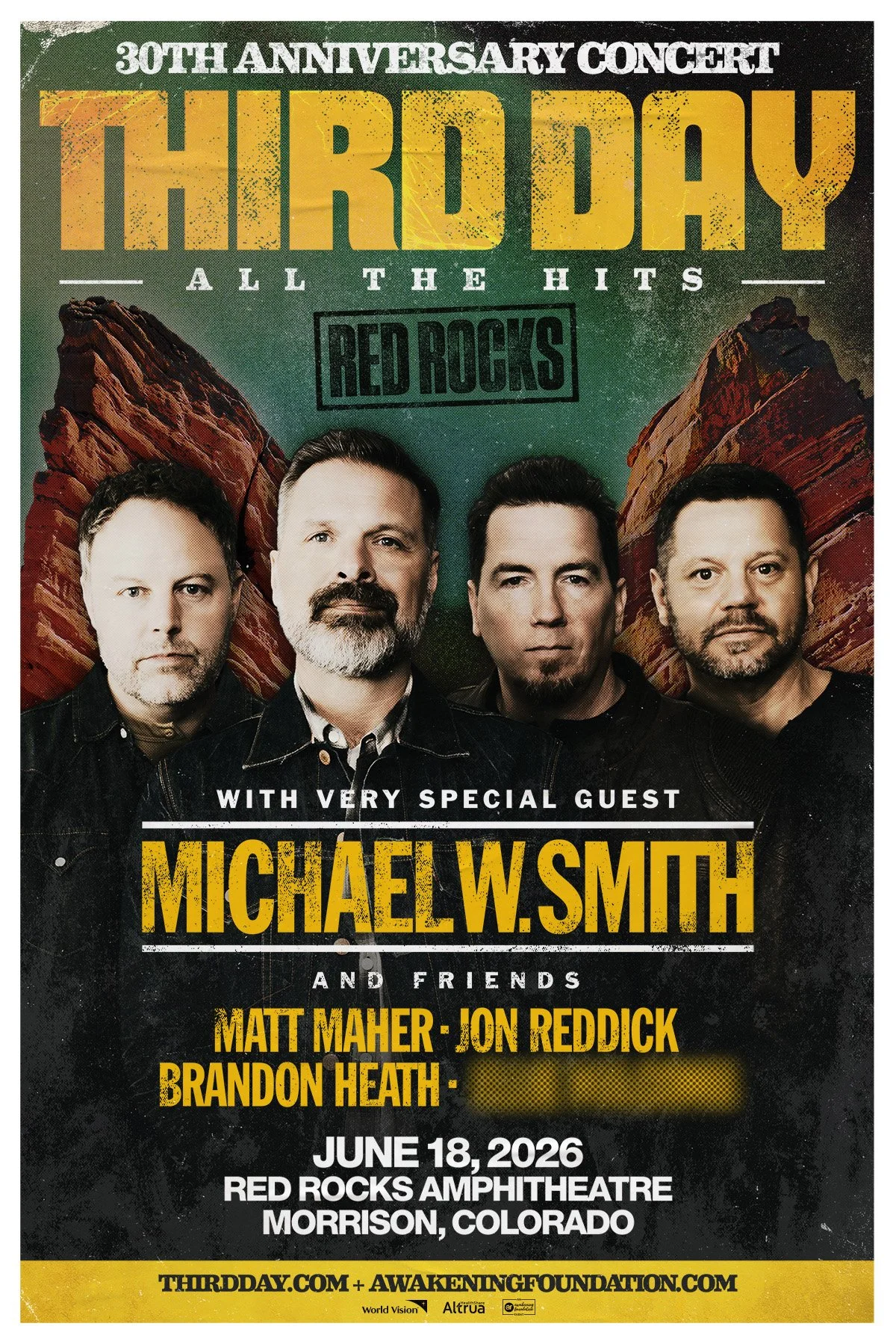 THIRD DAY at Red Rocks | Discover Christian Music Concerts - Buy ...
