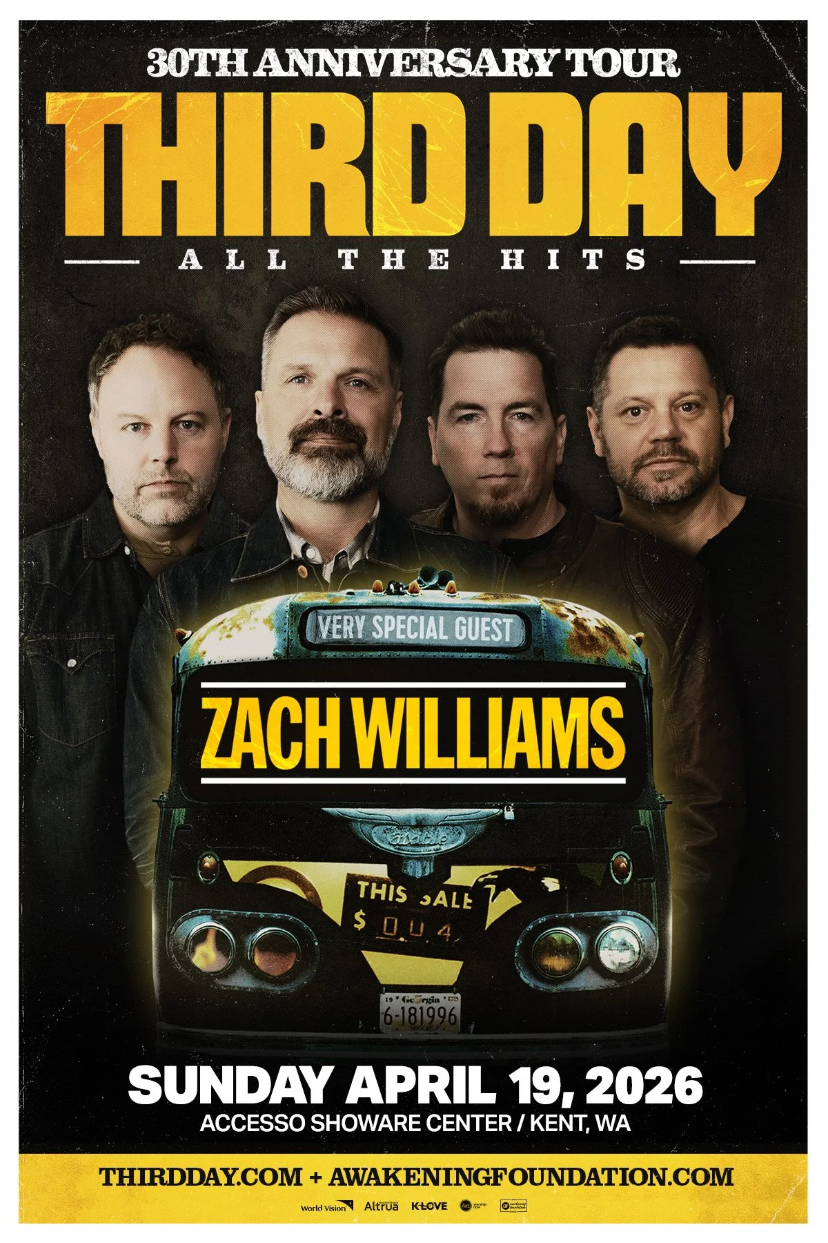 THIRD DAY - 30th Anniversary Tour with Zach Williams | See the Tour Now ...