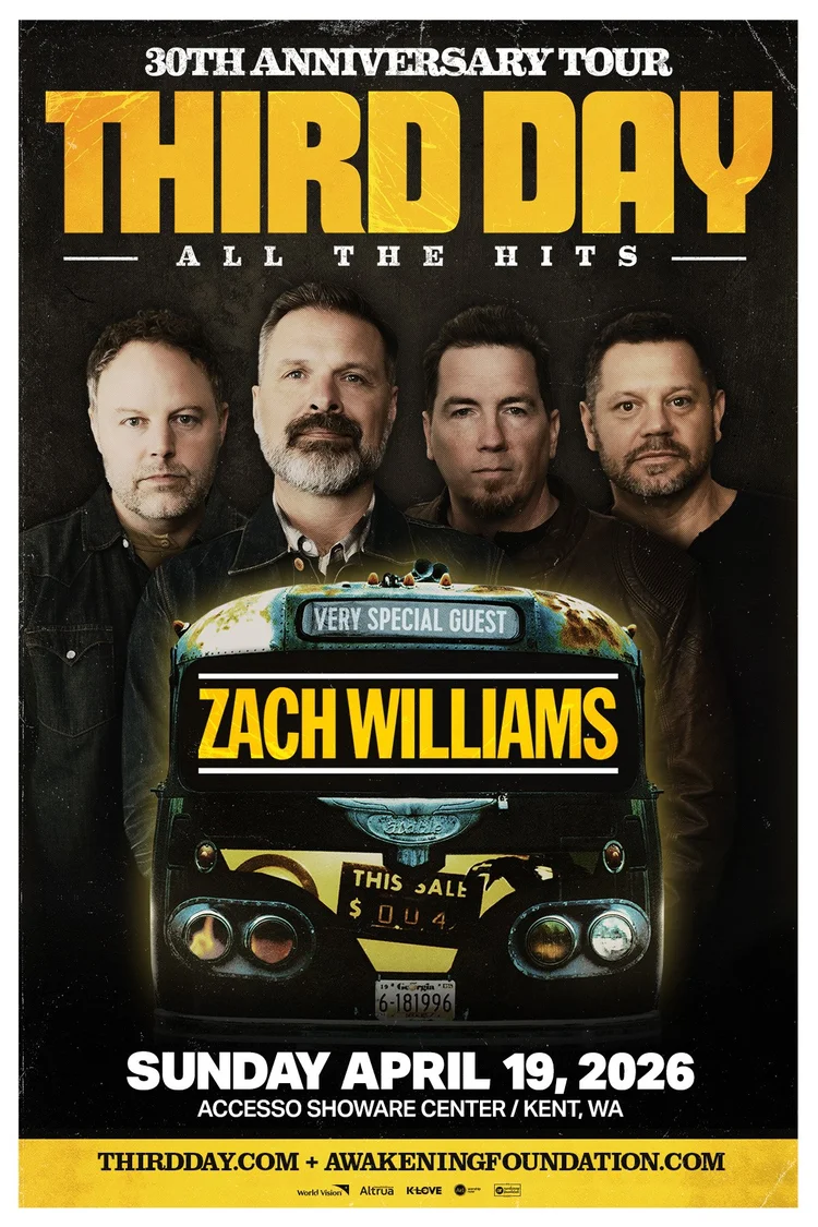 THIRD DAY - 30th Anniversary Tour with Zach Williams | See the Tour Now ...