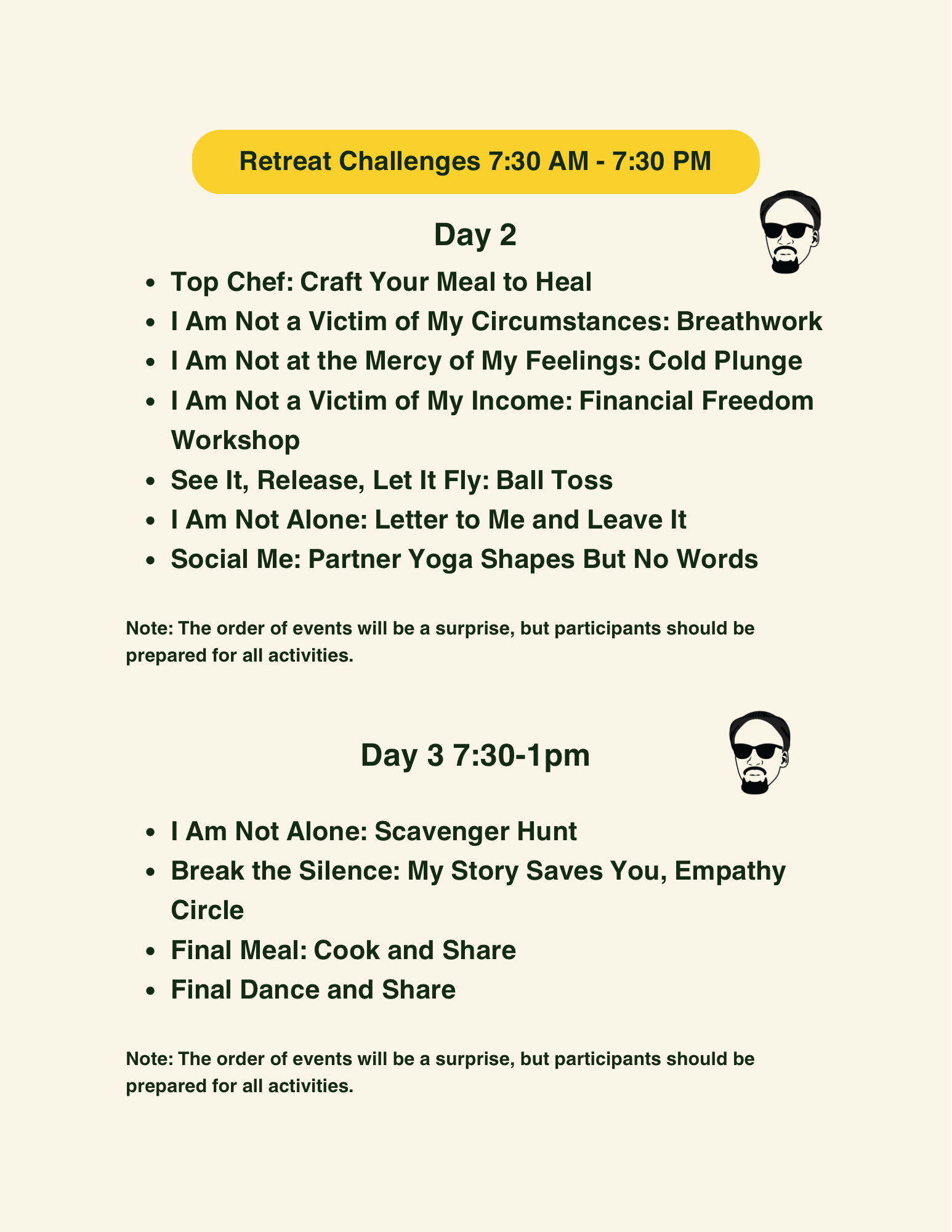 T.R.A.P. Retreat — Jamel Randall