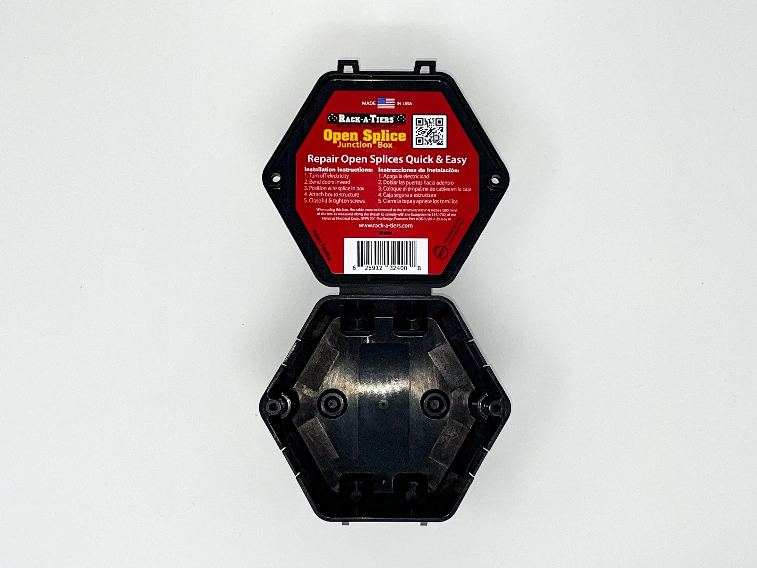 Open Splice Junction Box - HOME - UL Listed - Repair Open Splices - Repair Flying Splices - Do ...