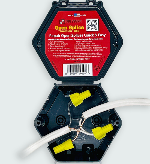 Open Splice Junction Box - HOME - UL Listed - Repair Open Splices ...