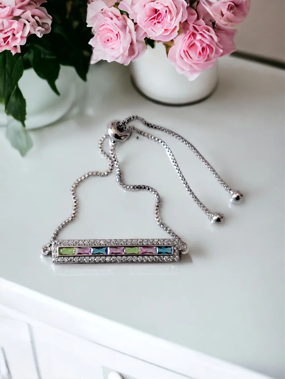 Pear Tennis Bracelet — Shimmer by Cindy®