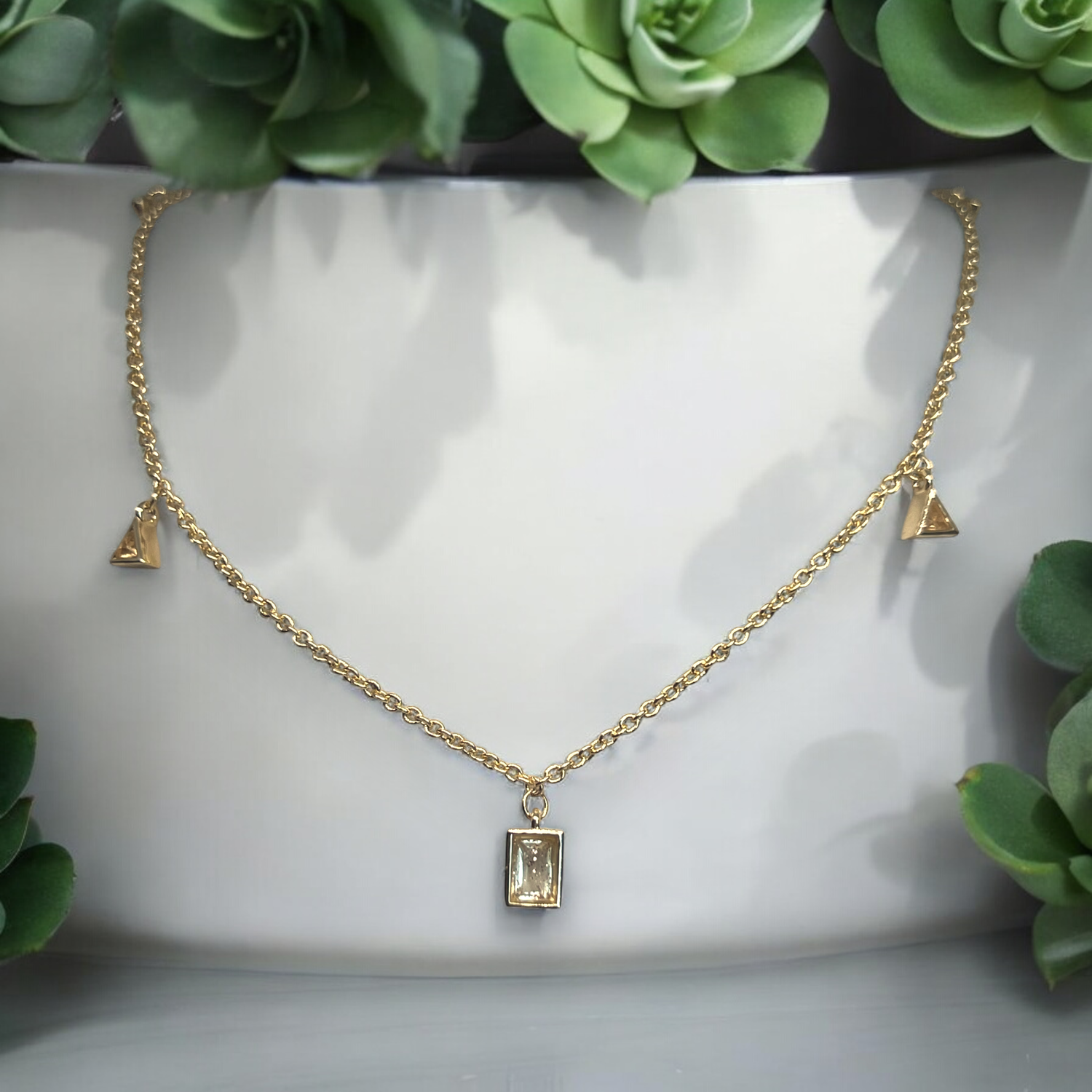 Art Deco Necklace — Shimmer by Cindy®