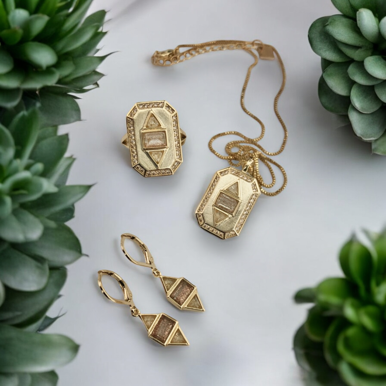 Art Deco Necklace — Shimmer by Cindy®