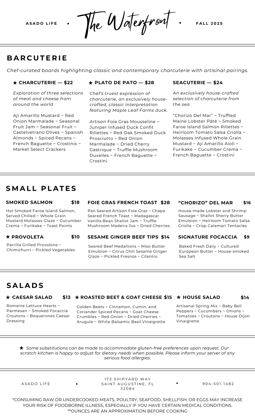 Fall Menu 2024 | Explore Fall Flavors – Reserve Today — ASADO LIFE