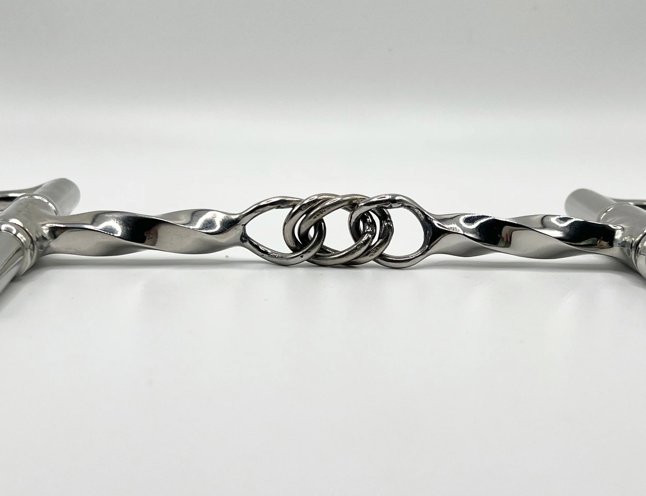 Half Chain Center - Square Twist - D-Ring — KCH Custom