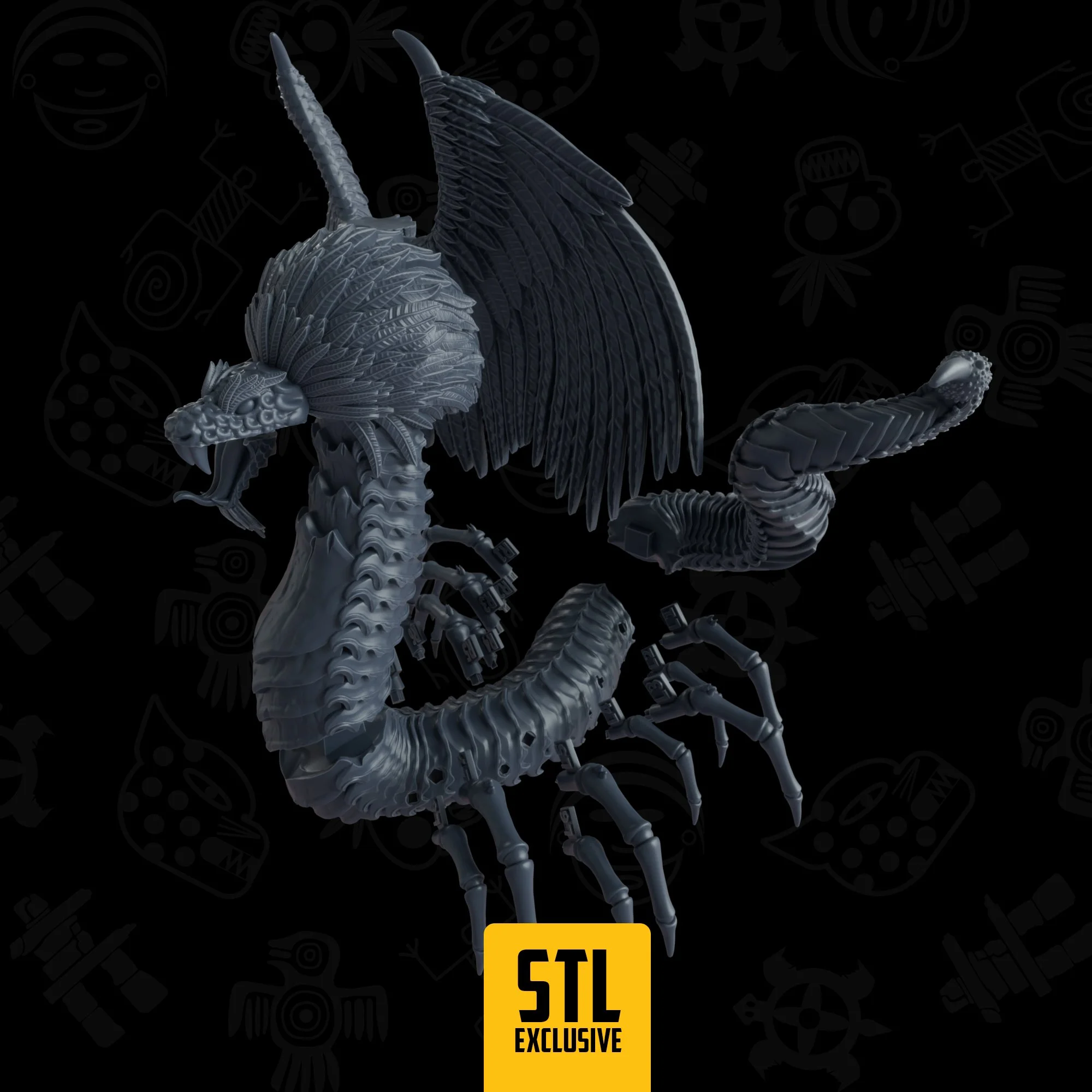 Free STL: Alternate Maya Warlord — Mythic Americas 2.0