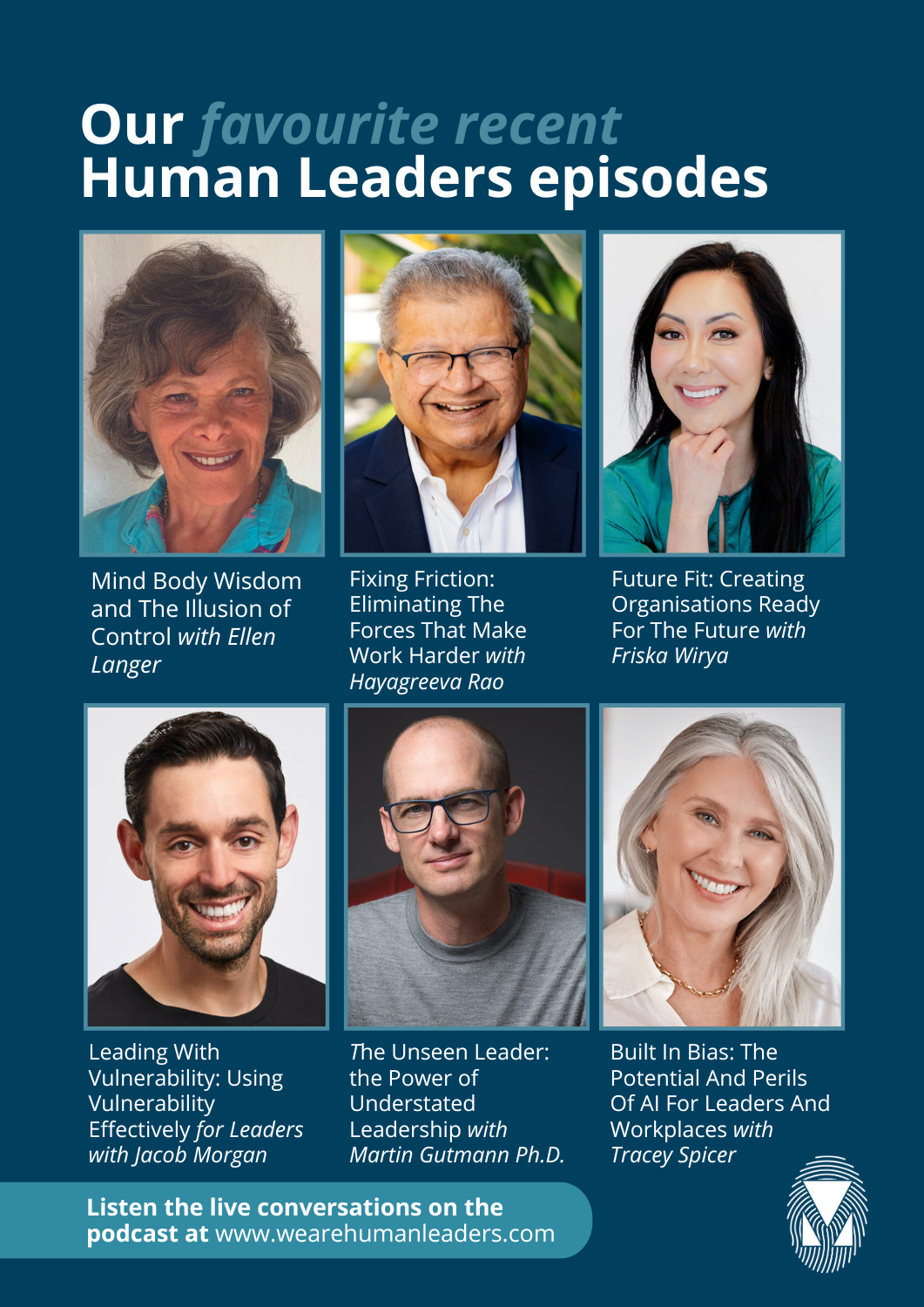 Here’s our favourite recent We Are Human Leaders podcast episodes ...