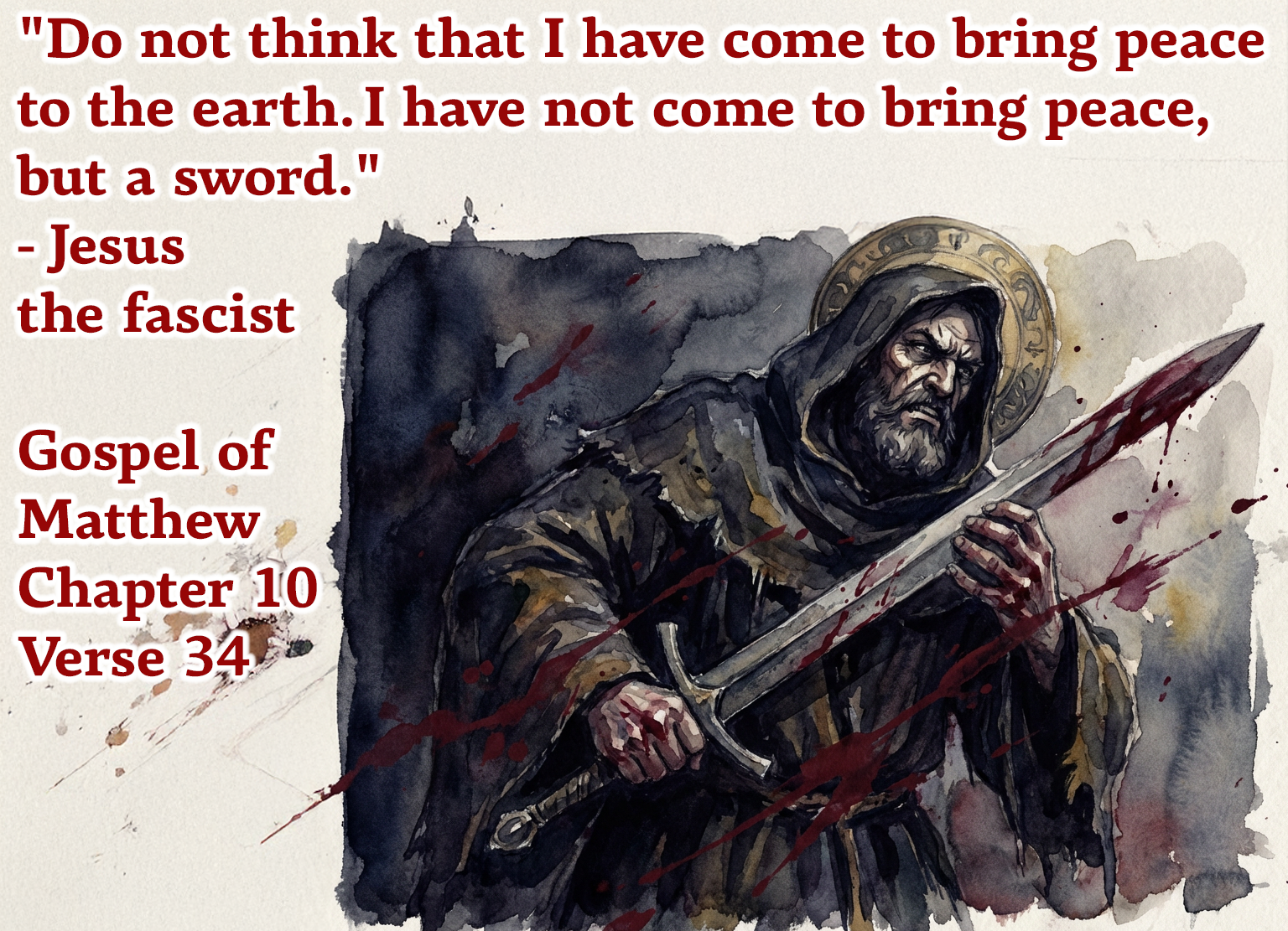 Jesus So Loved His Weapons He Would Slaughter The World — Stop ...