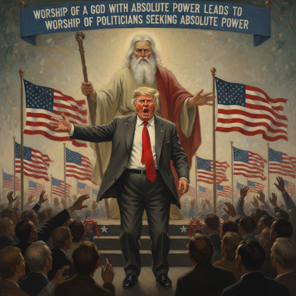 The Christian Worship of Absolute Power — Stop Christian Nationalism