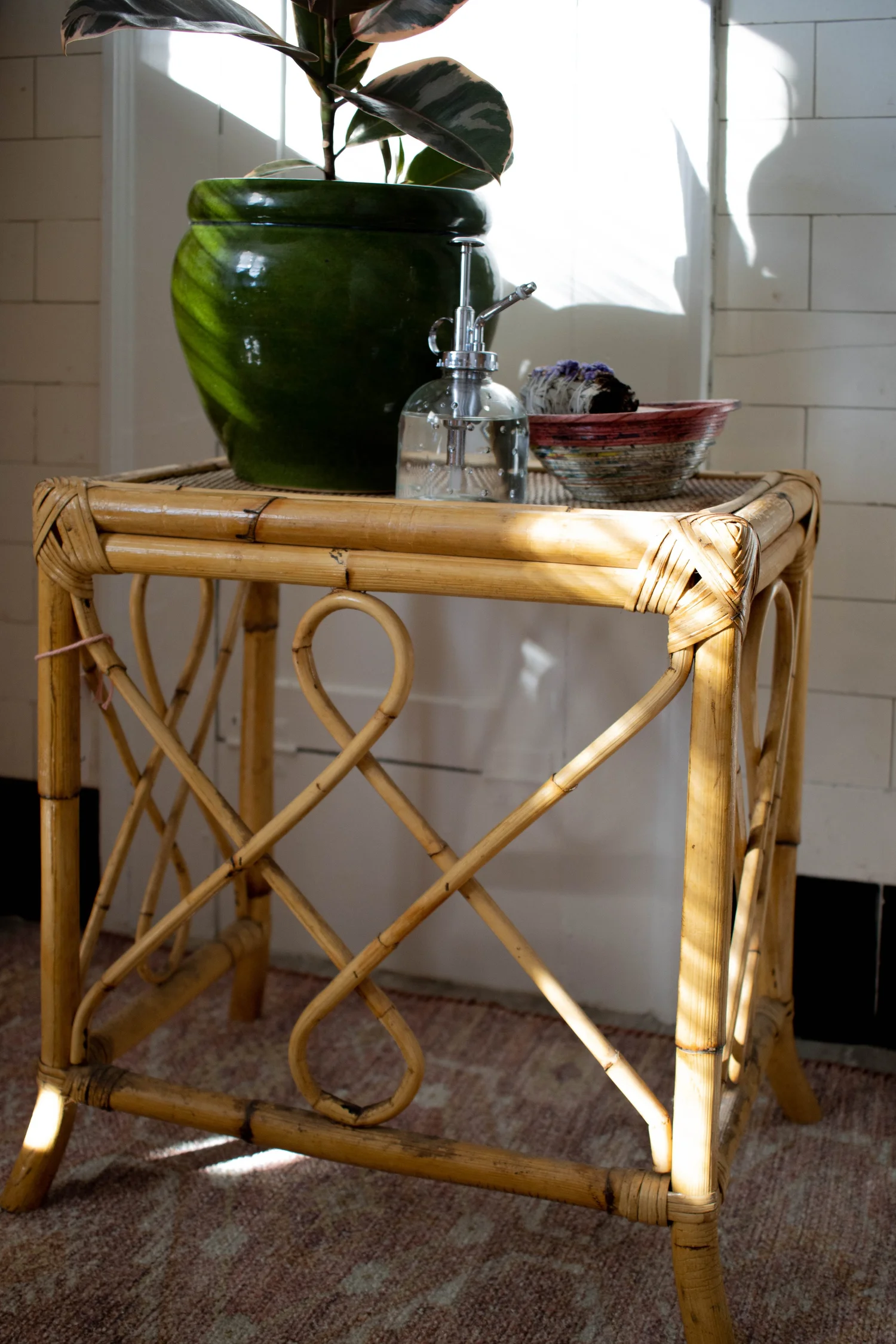 1970s Brass Faux Bamboo Nesting Tables (set of 3) | Vintanthro Modern ...