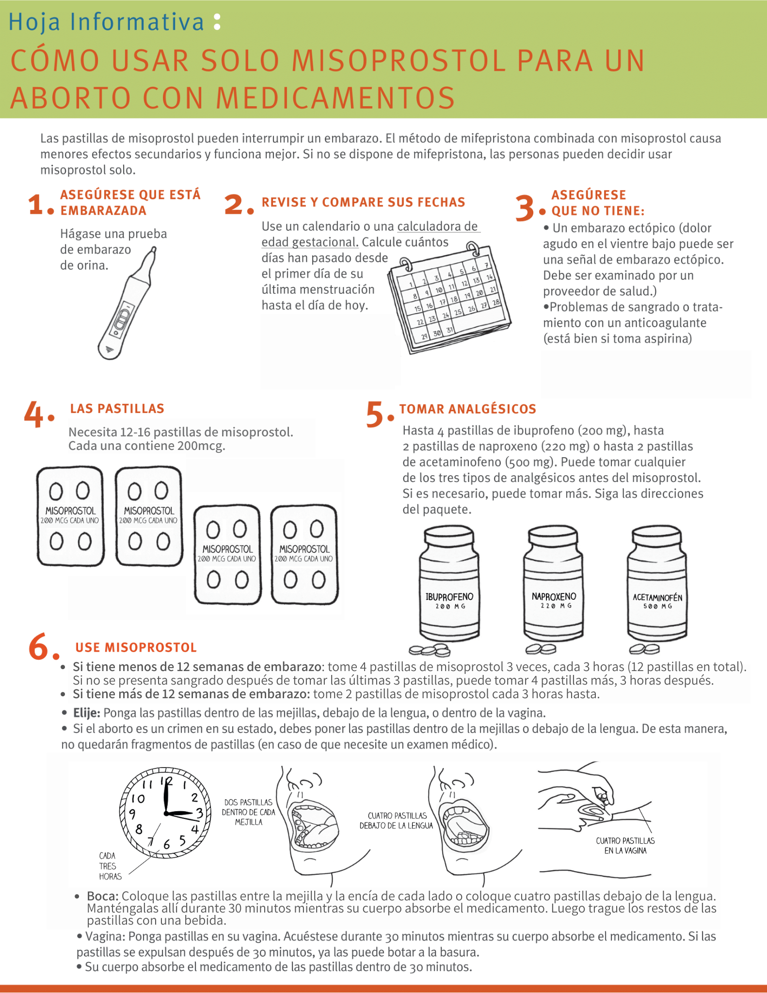 How To Use Abortion Pills - PDF