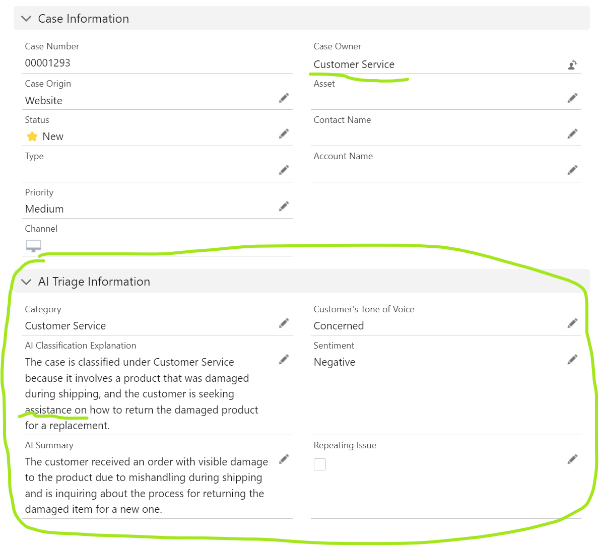 Enhancing Case Classification And Routing With Tone And Sentiment