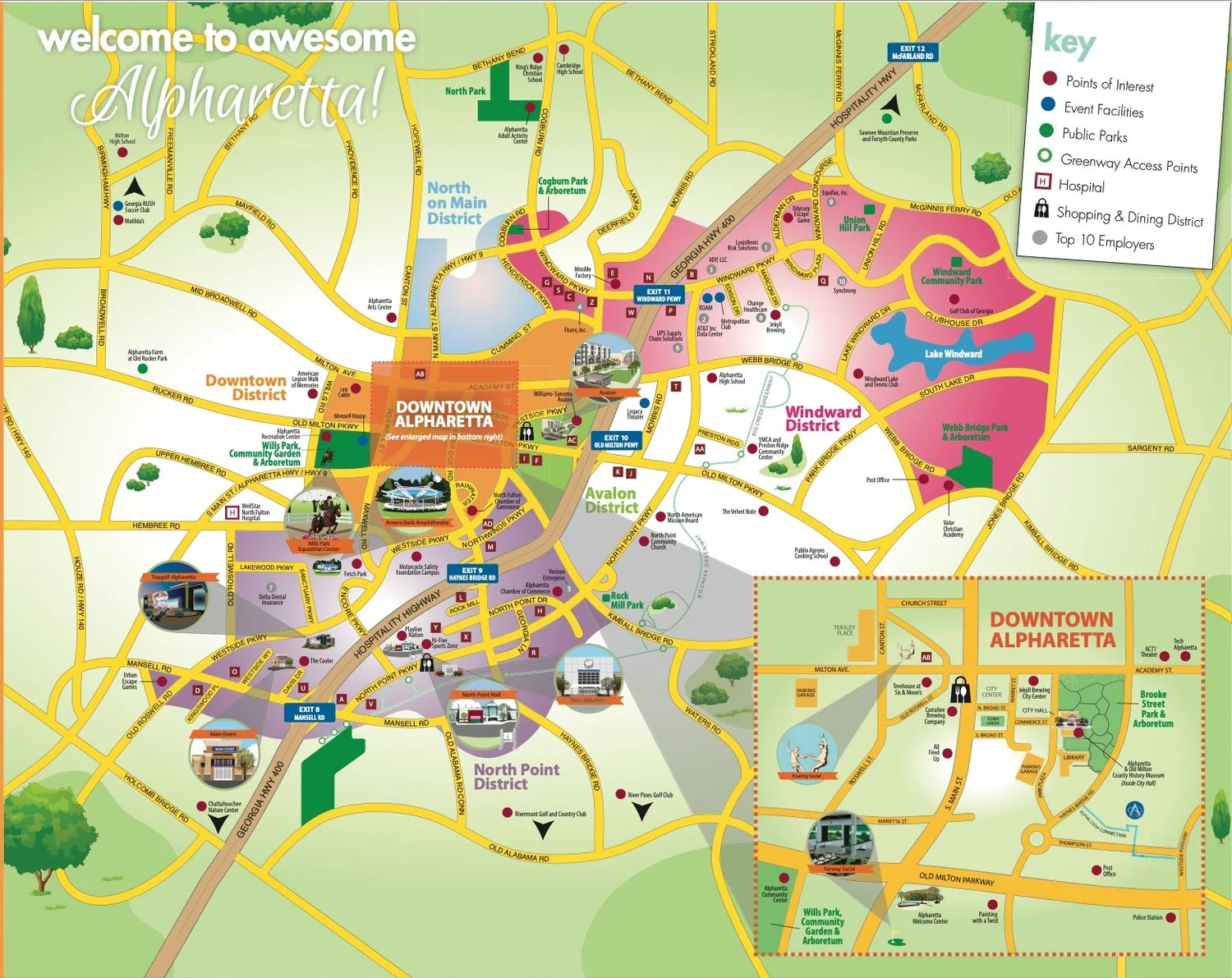 Nearby Attractions — Windward Community in Alpharetta, GA