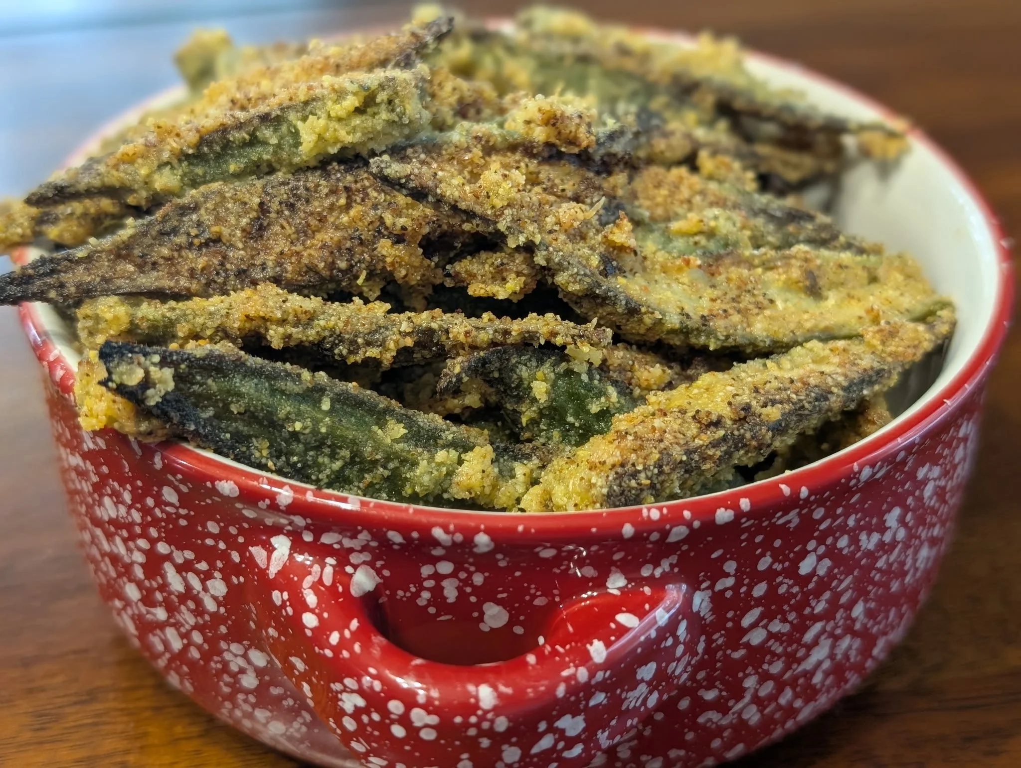 Oven Baked “Fried” Okra — Sunday in South Carolina
