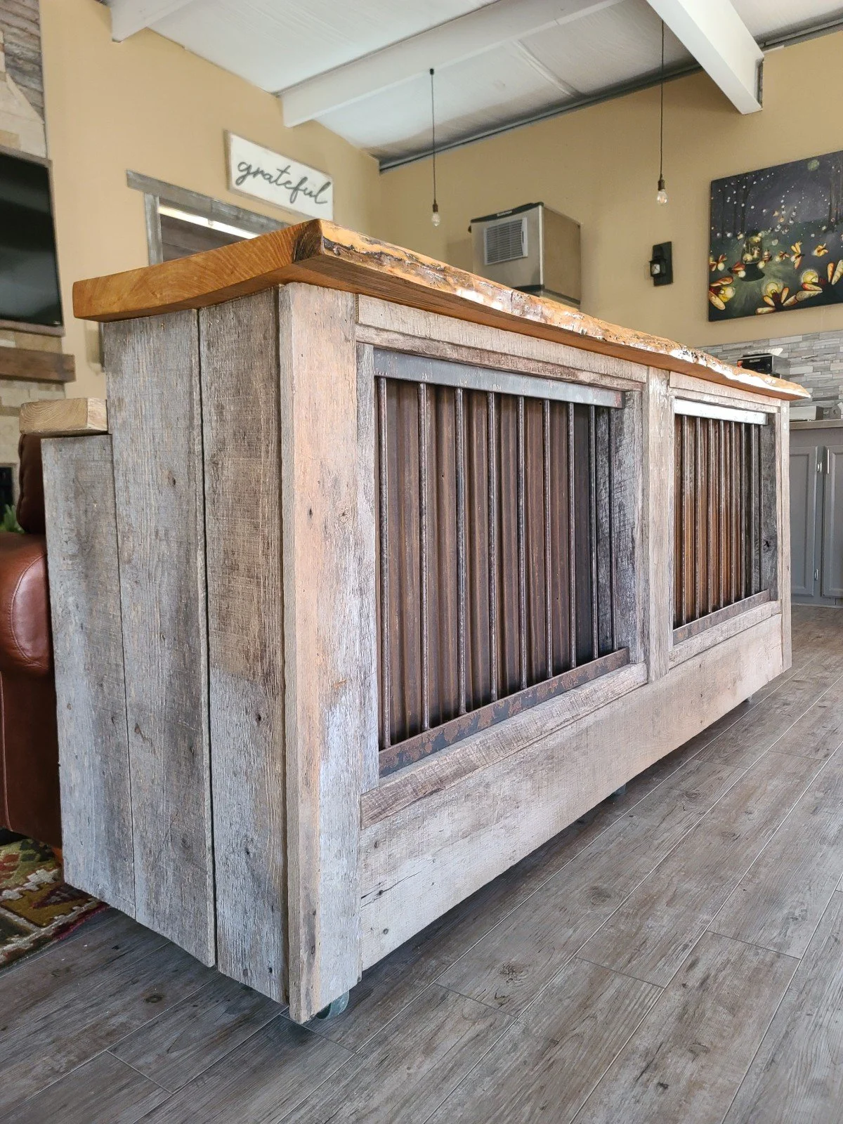 Barn Tin Bar