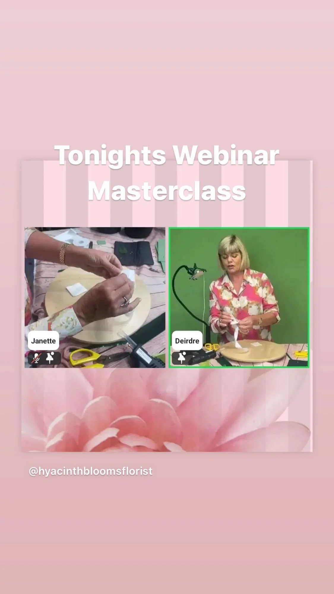 FREE Masterclass Floristry Webinar at Kays — Kay's Flower School