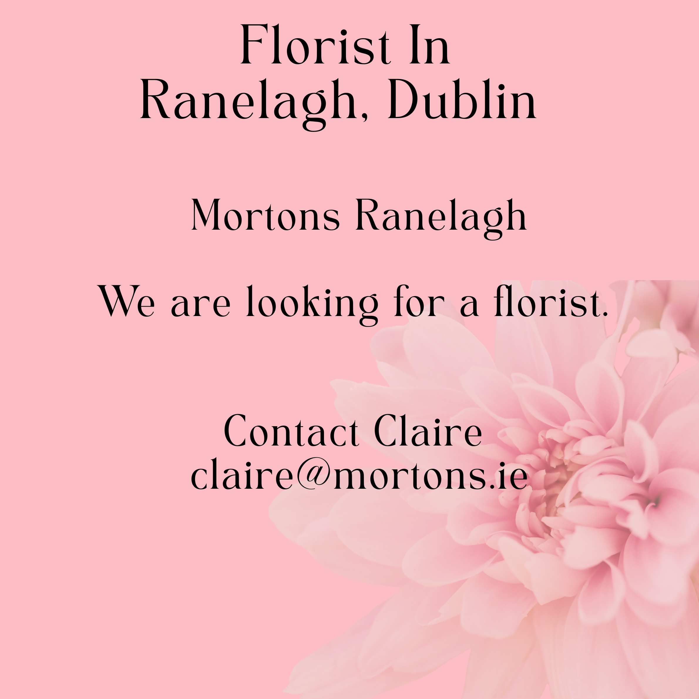 Jobs for florists