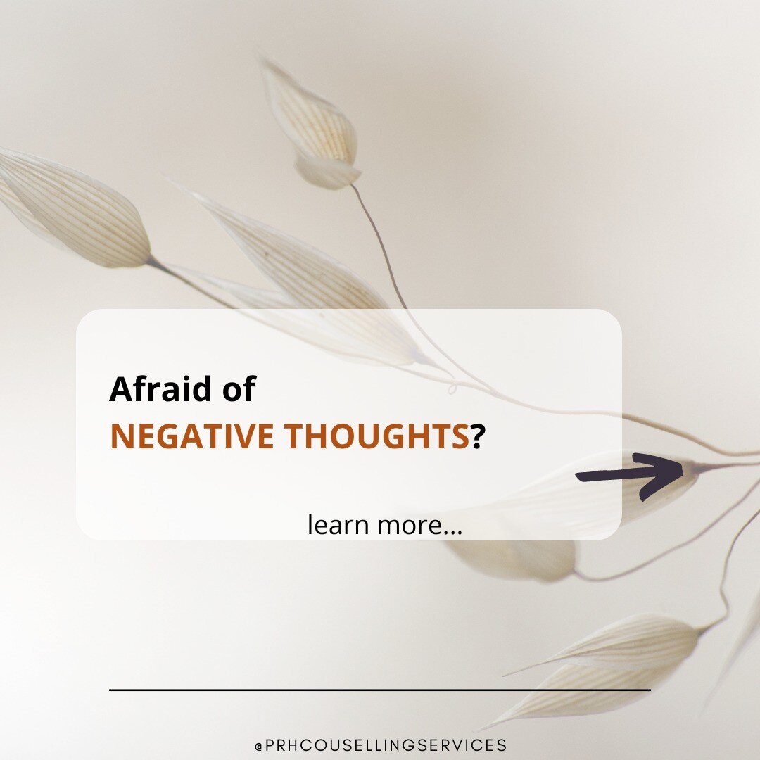 Stop Negative Thinking Patterns — PRH Counselling Services