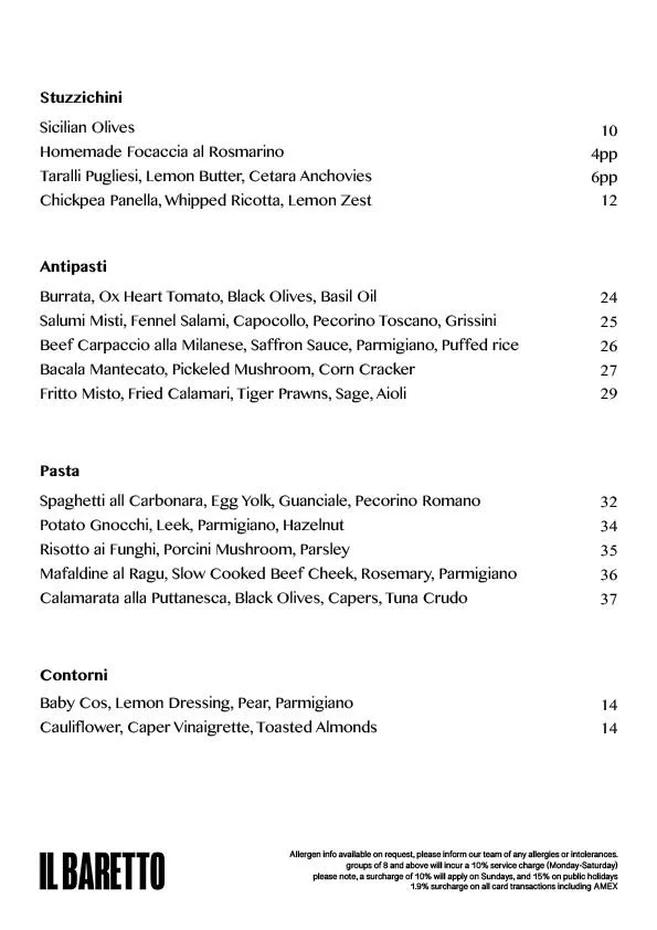 Menu 1 — since 1999