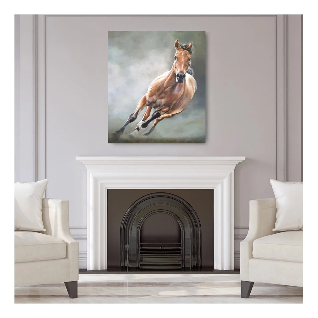 GOLDEN GIRL Gold-leaf print limited edition print by artist Nikki Carr ...