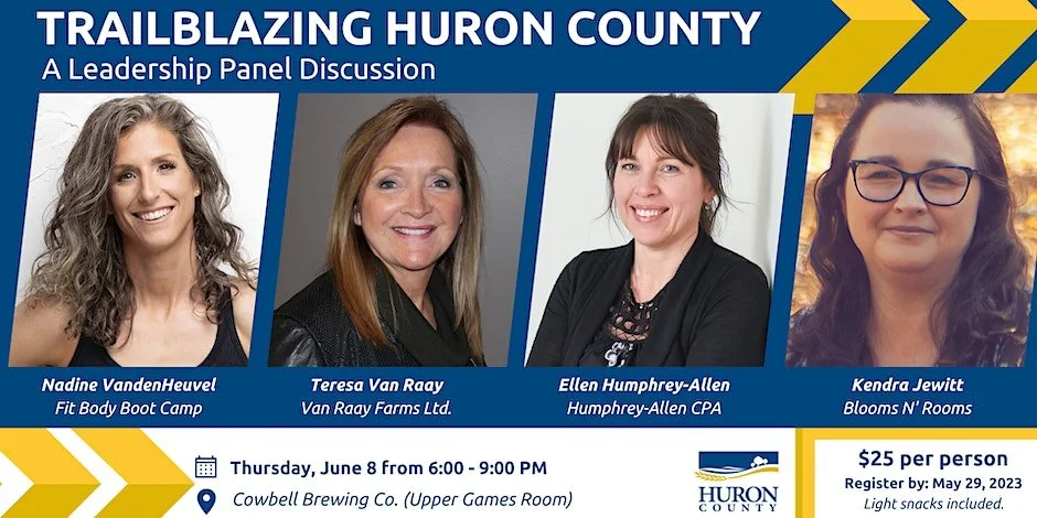 Trailblazing Huron County Leadership Panel: June 8 — Central Huron BIA