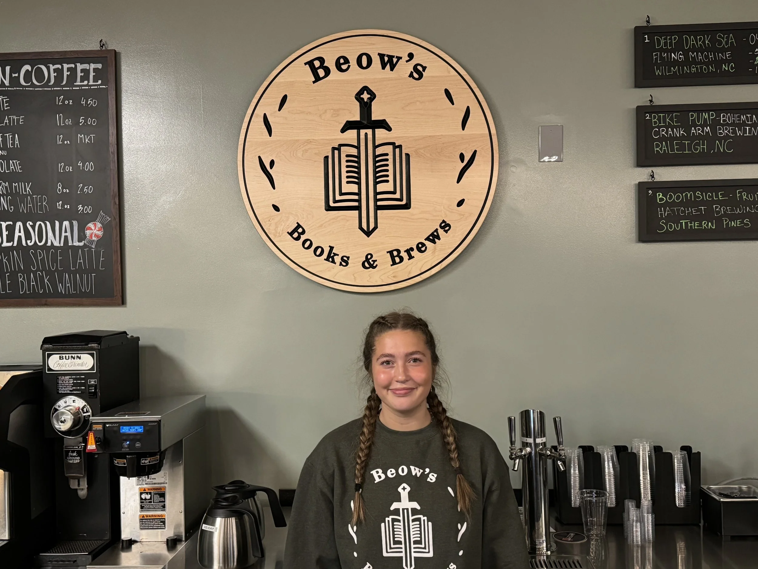 Our Team | Beow's Books & Brews | Raleigh, NC — Beow's Books & Brews