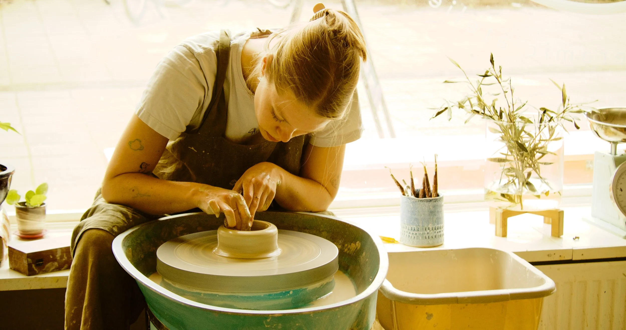 Creating with Clay - The Process — mango in a pot