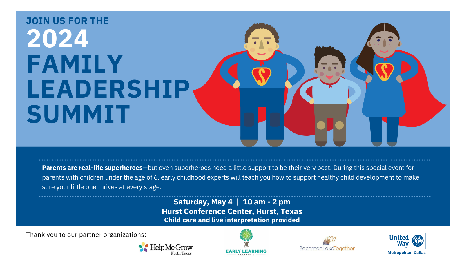NTX Family Leadership Summit 2024 — Early Learning Alliance