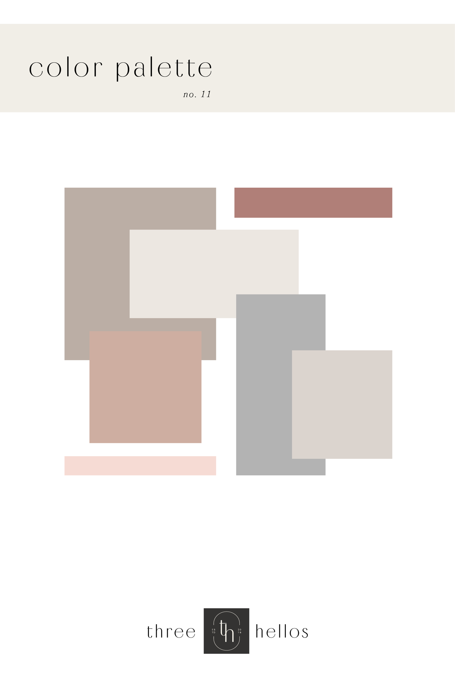 Color Palette Series - Palette 11 — Three Hellos