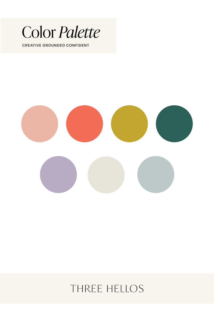 Creative, Grounded & Confident: A Color Palette for Modern Brands ...