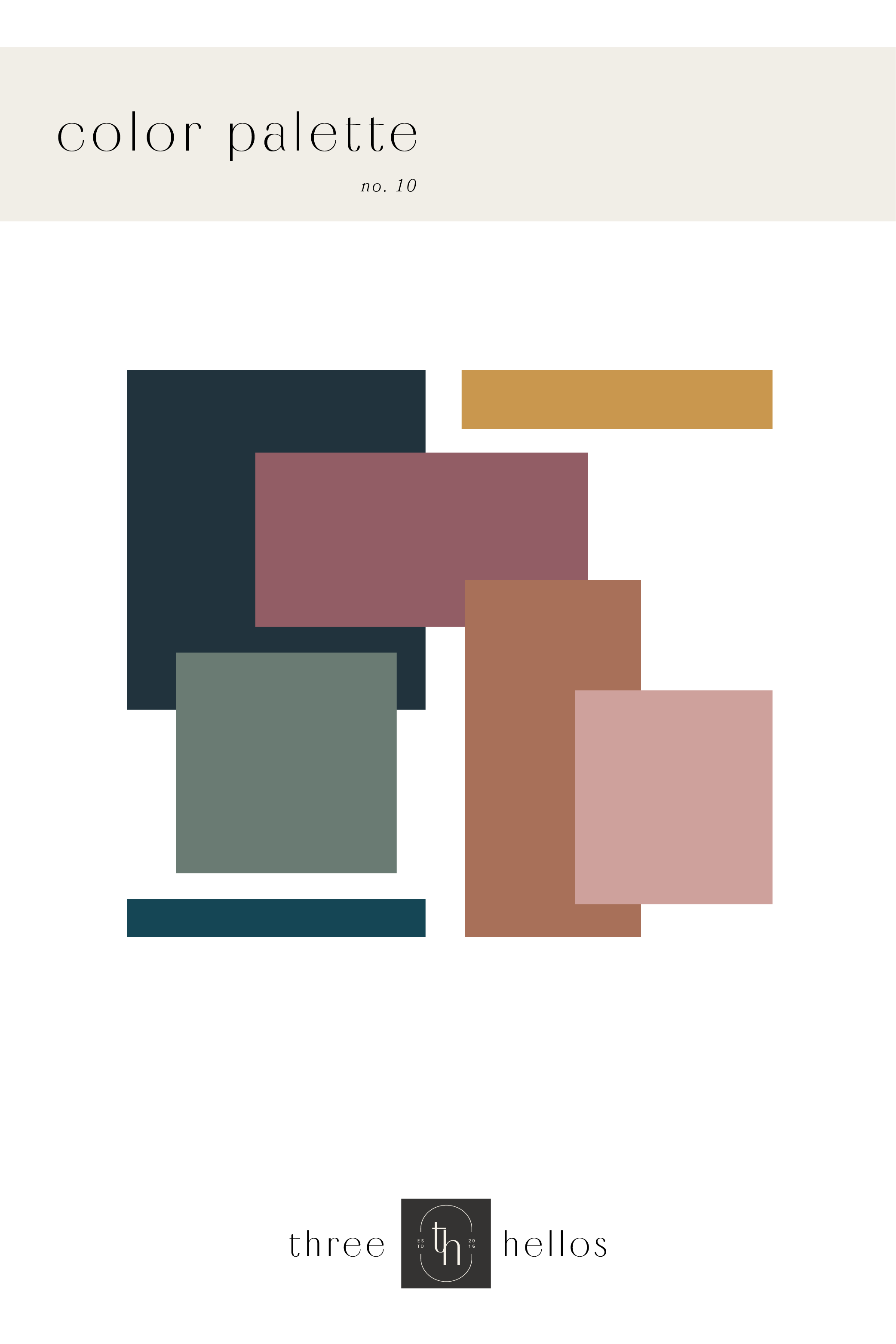 Color Palette Series - Palette 10 — Three Hellos