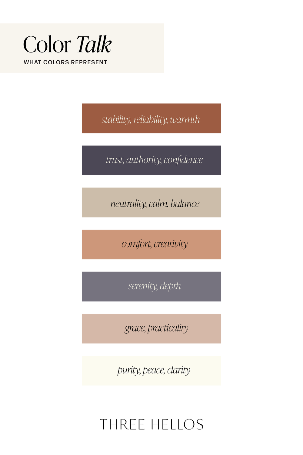 Balanced, Timeless & Warm: A Color Palette for Timeless Brands ...
