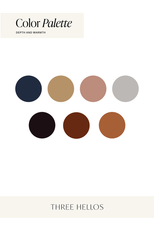 Ember & Ink: A Palette of Depth and Warmth | Rich Neutrals for Modern ...