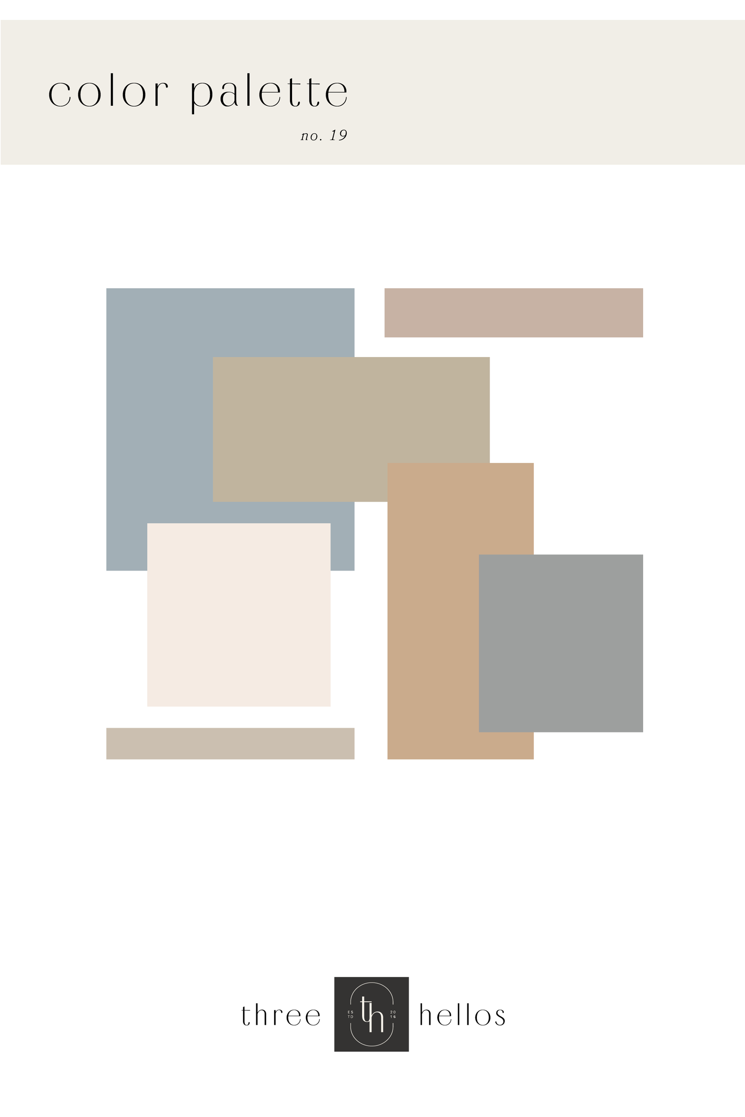 Color Palette Series - Palette 19 — Three Hellos