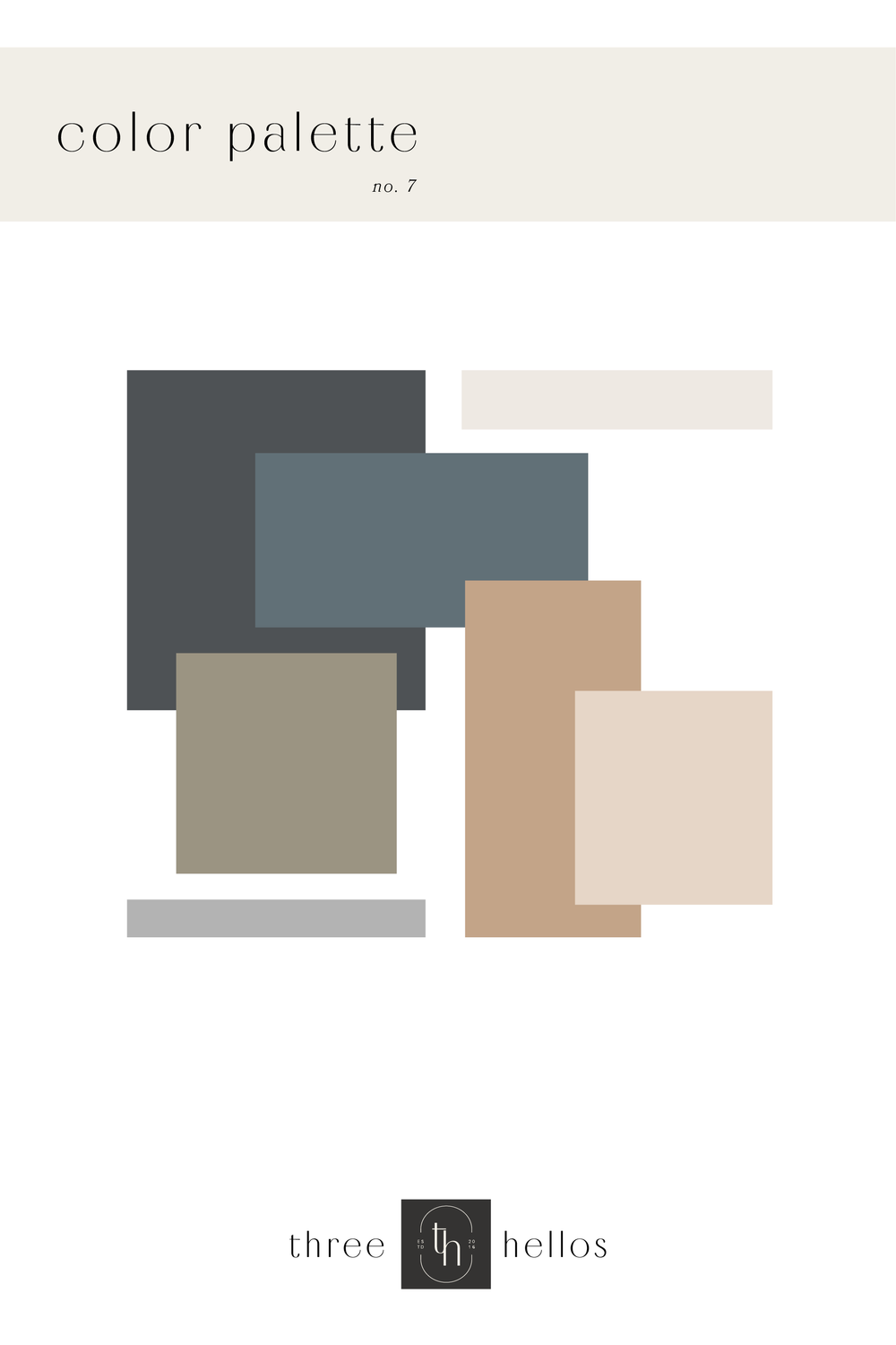 Color Palette Series - Palette 07 — Three Hellos