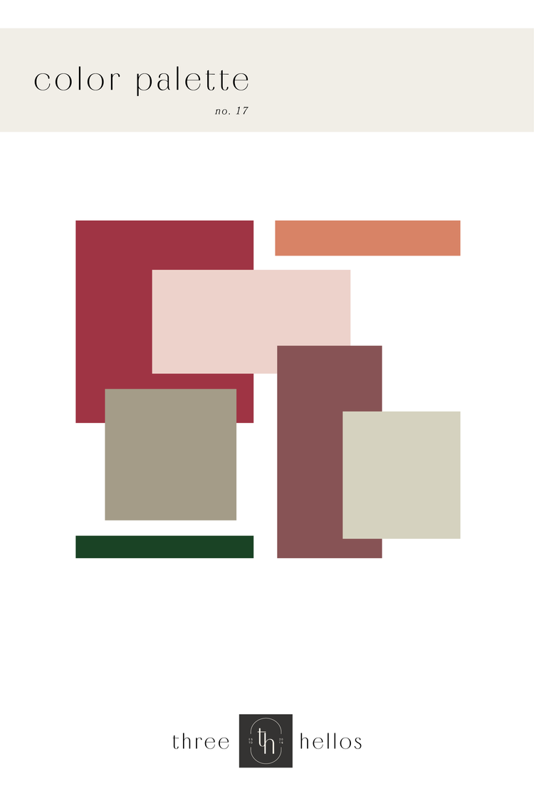 Color Palette Series - Palette 17 — Three Hellos