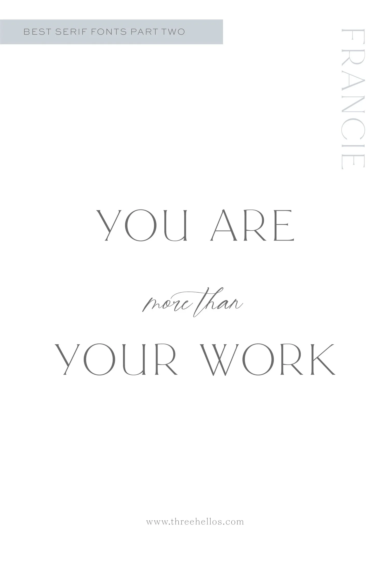 The Best Serif Fonts for Branding Identity - Part Two — Three Hellos