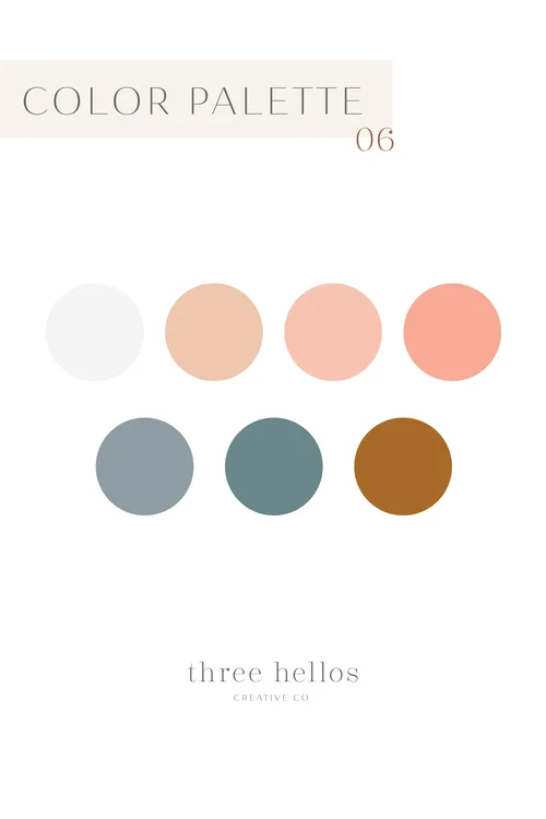Color Palette Series - Palette 06 — Three Hellos