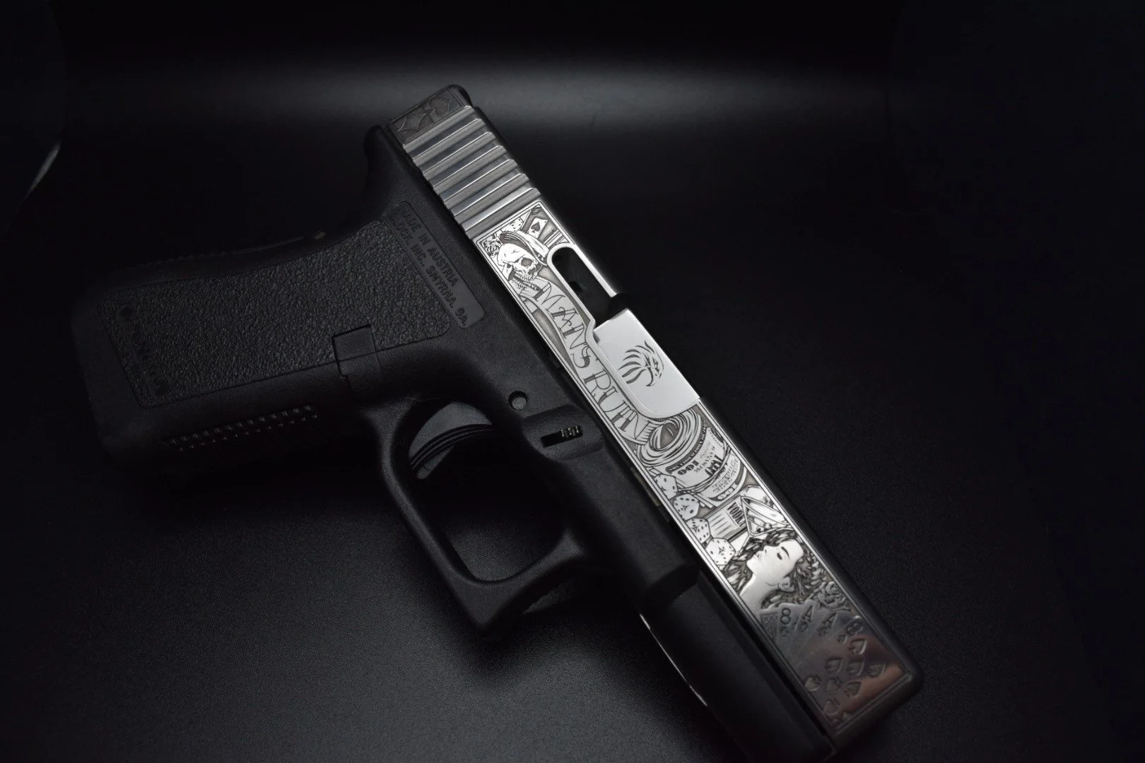 Custom Engraved Glock Slides