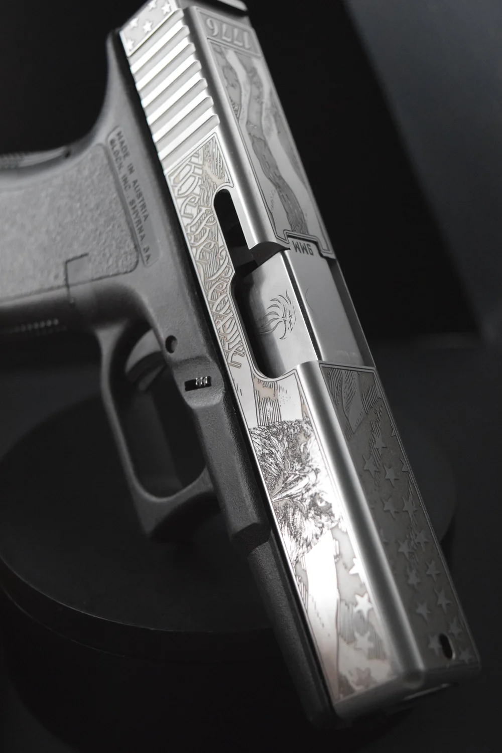 Custom Engraved Glock Slides