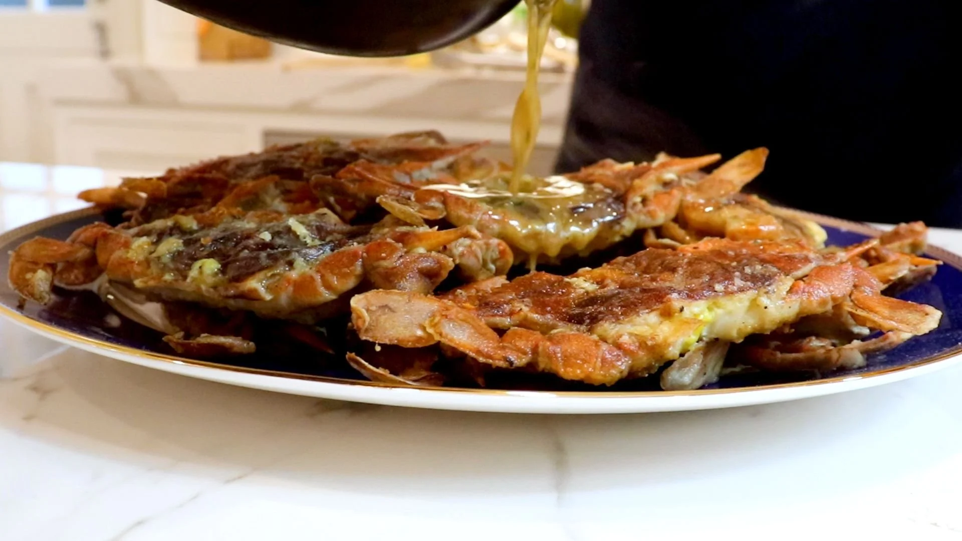 Sautéed Soft Shell Crabs in Lemon Butter Wine Sauce — Good Cooking Show