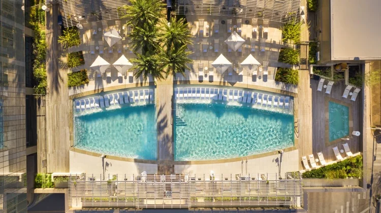 Fairmont Austin Aqua Builders Austin Texas Pool Builders — AQUA BUILDERS